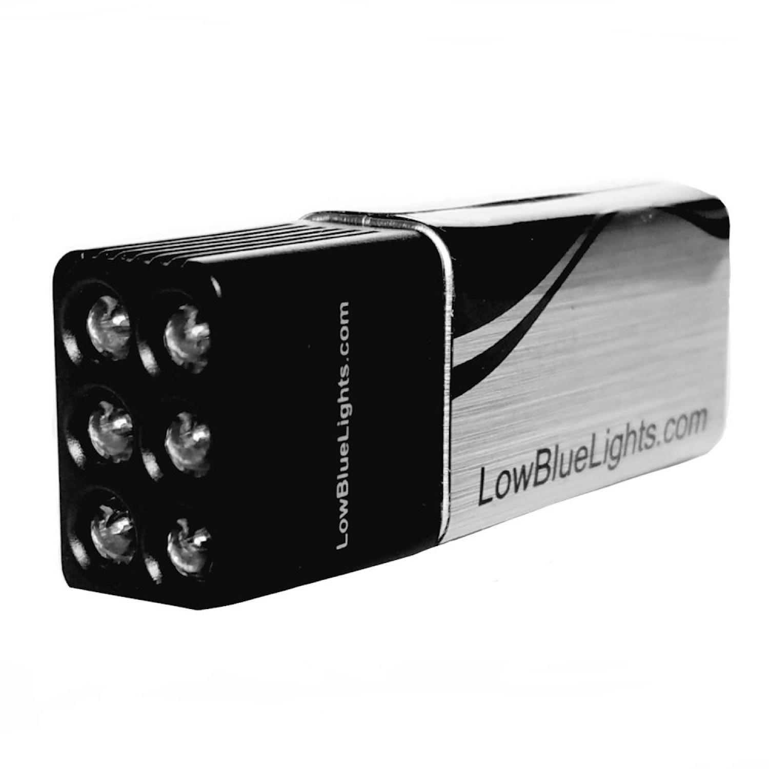 Mini Amber Flashlight (9V-battery)LowBlueLights.com